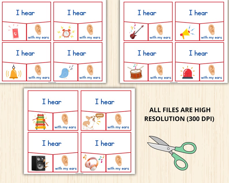 Five Senses Sorting Activity,five Senses Puzzle,5 Sense Activities,5 ...