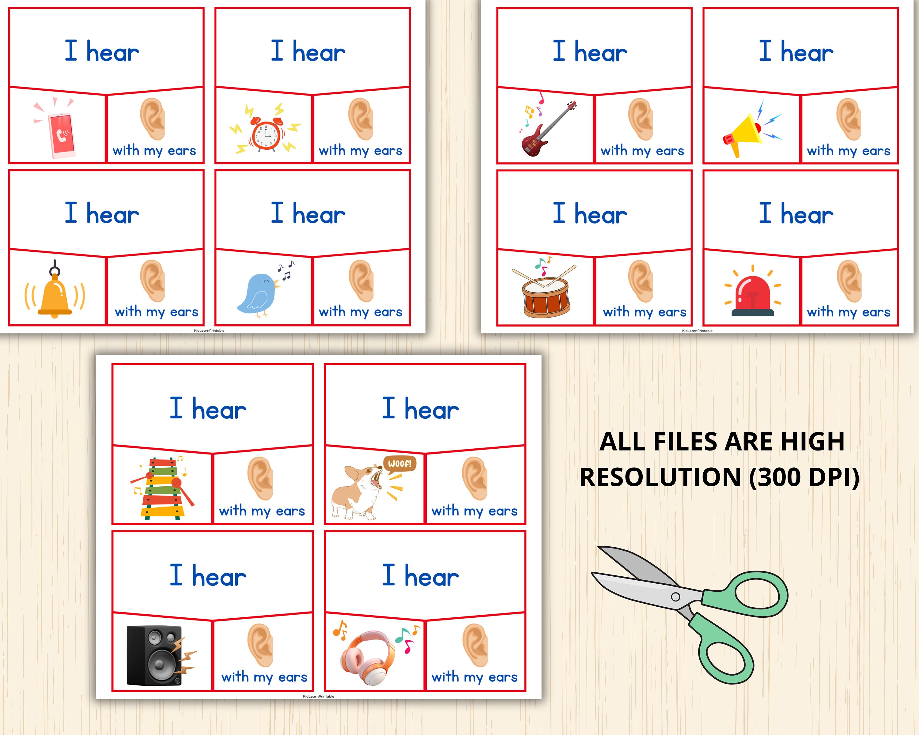 Five Senses Sorting Activity,five Senses Puzzle,5 Sense Activities,5 ...