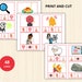 5 Senses Clip Cards, Five Senses Sorting Activity Game, Sort and Match ...