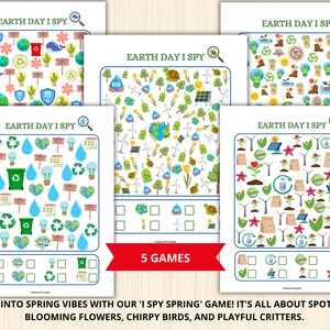 Earth Day Bundle,preschool Busy Book,spring Busy Bin,earth Day ...