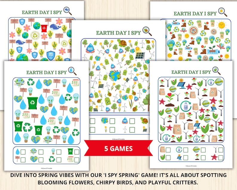 Earth Day Bundle,preschool Busy Book,spring Busy Bin,earth Day ...