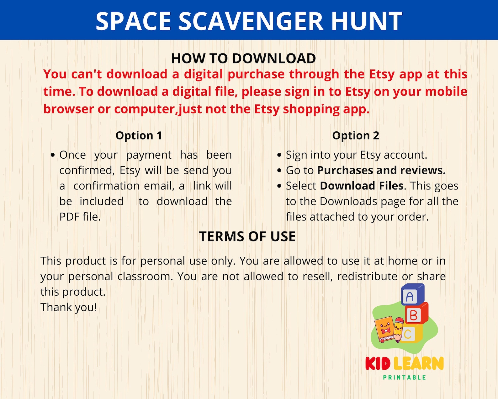 Space Scavenger Hunt,outer Space Treasure Hunt,galaxy Universe Activity ...