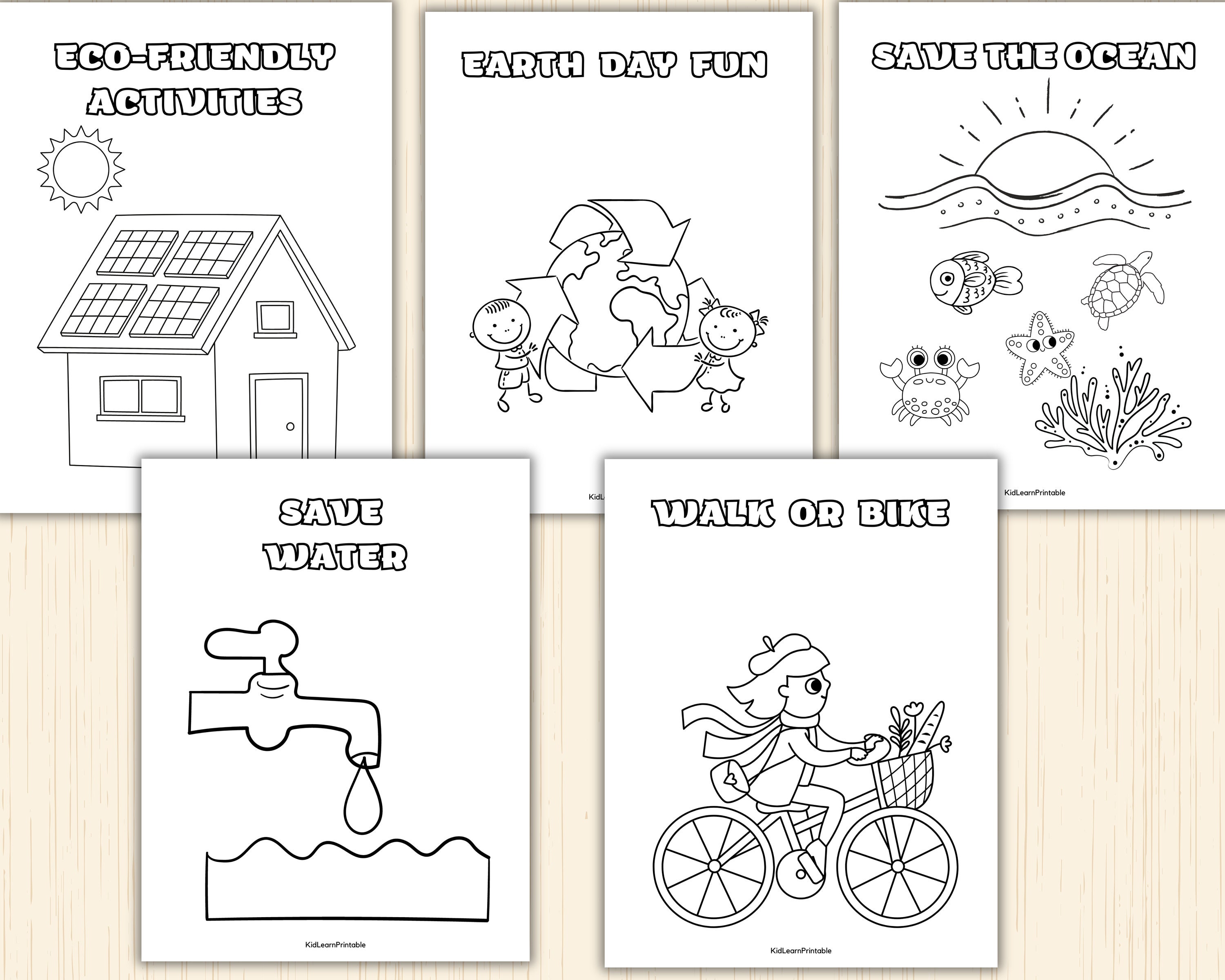 Earth Day Coloring Pages,earth Day Worksheet,coloring Sheets, Spring ...