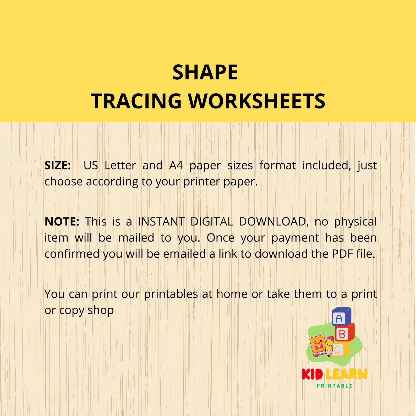 Preschool Shapes Tracing,base Shape,learning Shape for Kids,kindergarten,shape Worksheets ...