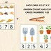 Garden Count and Clip Cards,garden Counting Clip,number 1-10,number ...