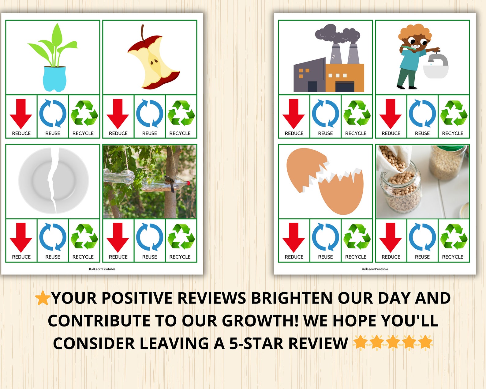 Earth Day Clip Card,earth Day Recycle Sort,earth Day, Waste Sorting ...