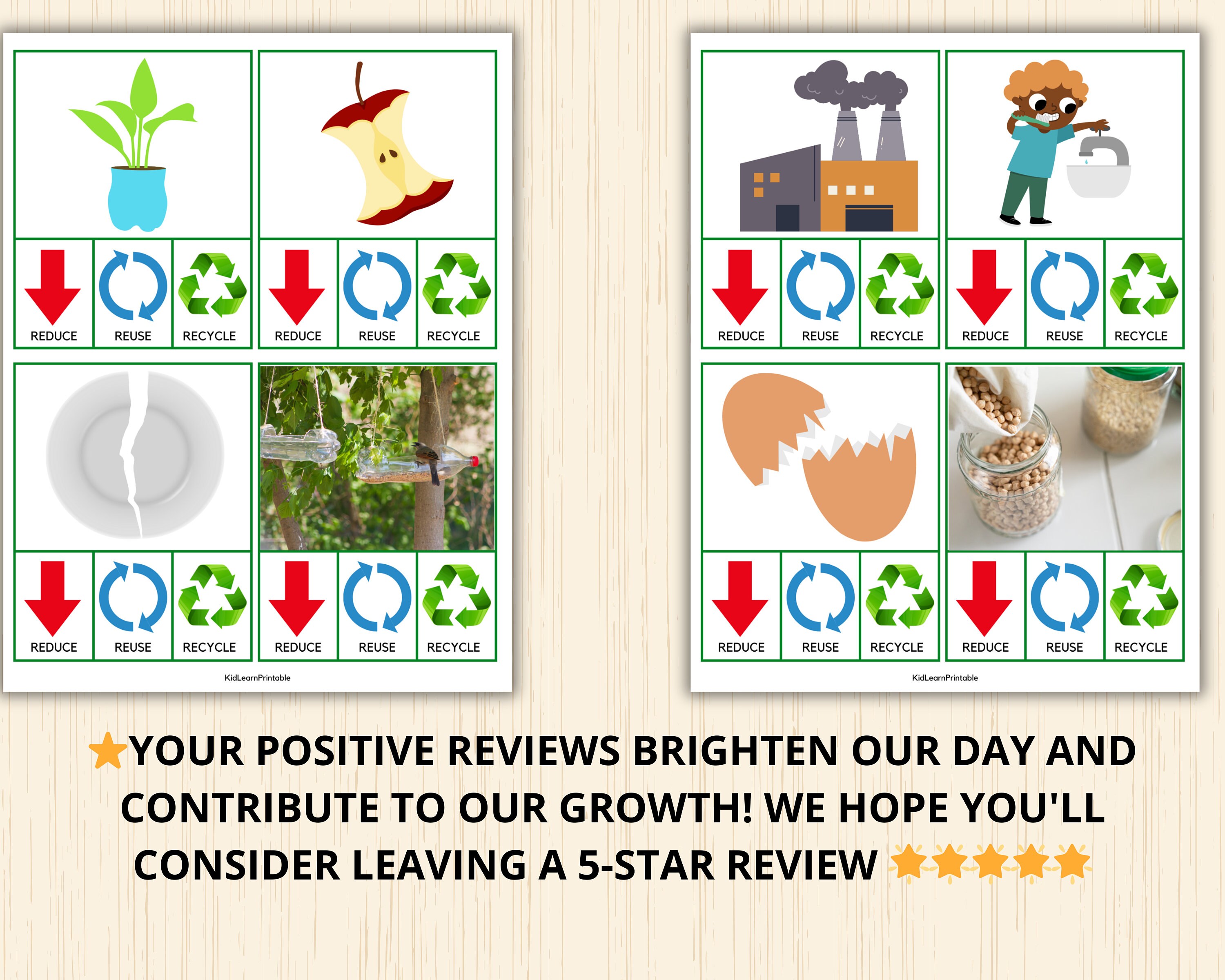 Earth Day Clip Card,earth Day Recycle Sort,earth Day, Waste Sorting ...