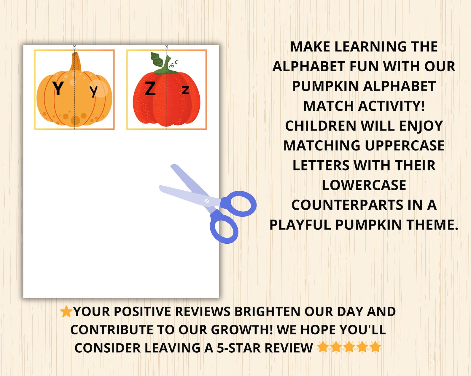 Pumpkin Alphabet Puzzle Pairs,fall Alphabet Match,matching Cards ...