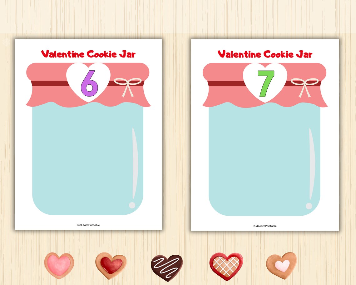 Valentine Counting Activity, Numbers 1-10, Count Activities,prek ...