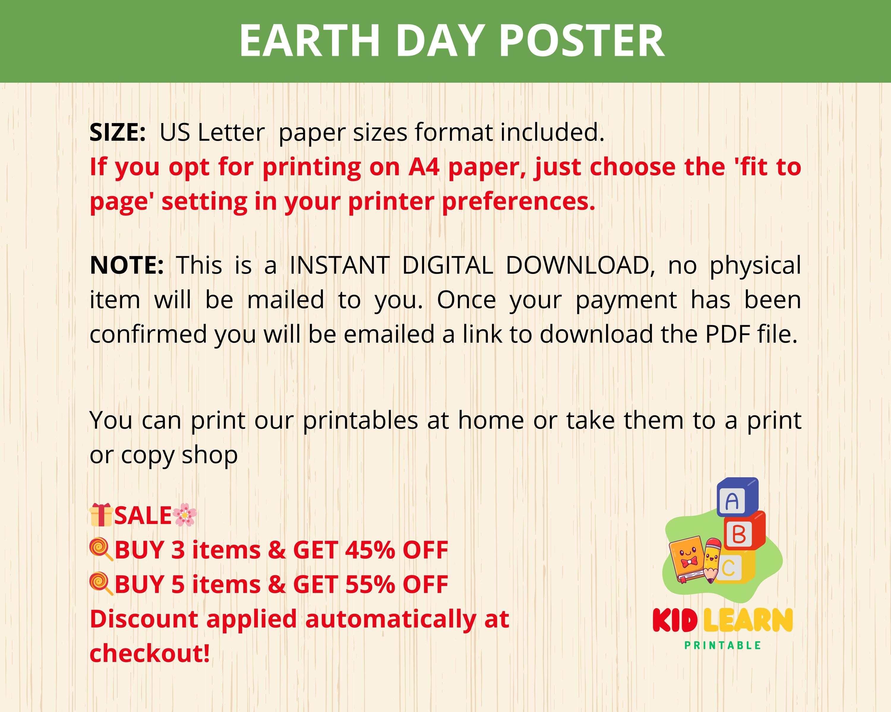 Earth Day Posters,earth Day Bulletin Board,environmental Awareness ...