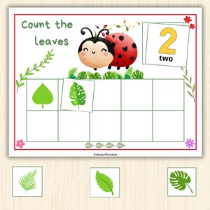 Ladybug Ten Frame,ladybug Printable Game,numbers 1-10,count and Match ...