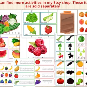 Fruit and Vegetables Alphabet Poster,fruit Flashcards,veggies A to Z ...