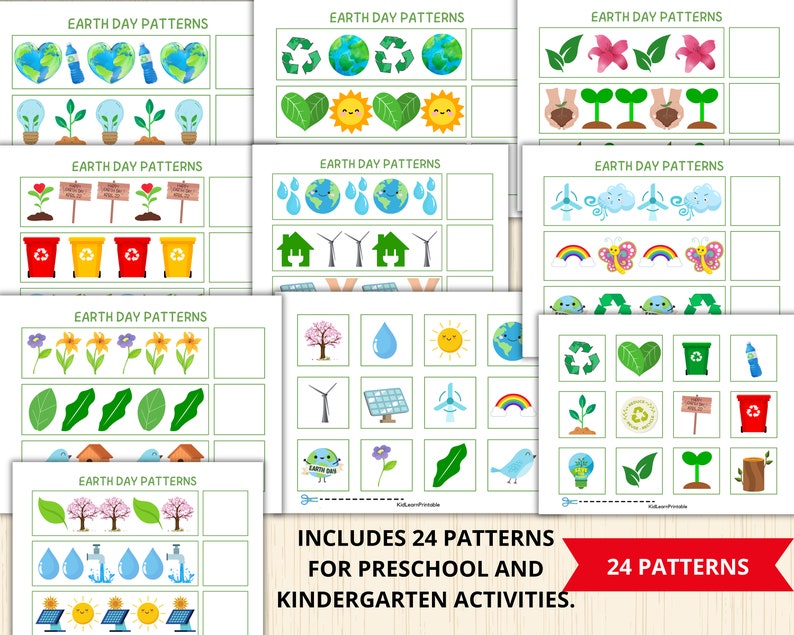 Earth Day Bundle,preschool Busy Book,spring Busy Bin,earth Day ...