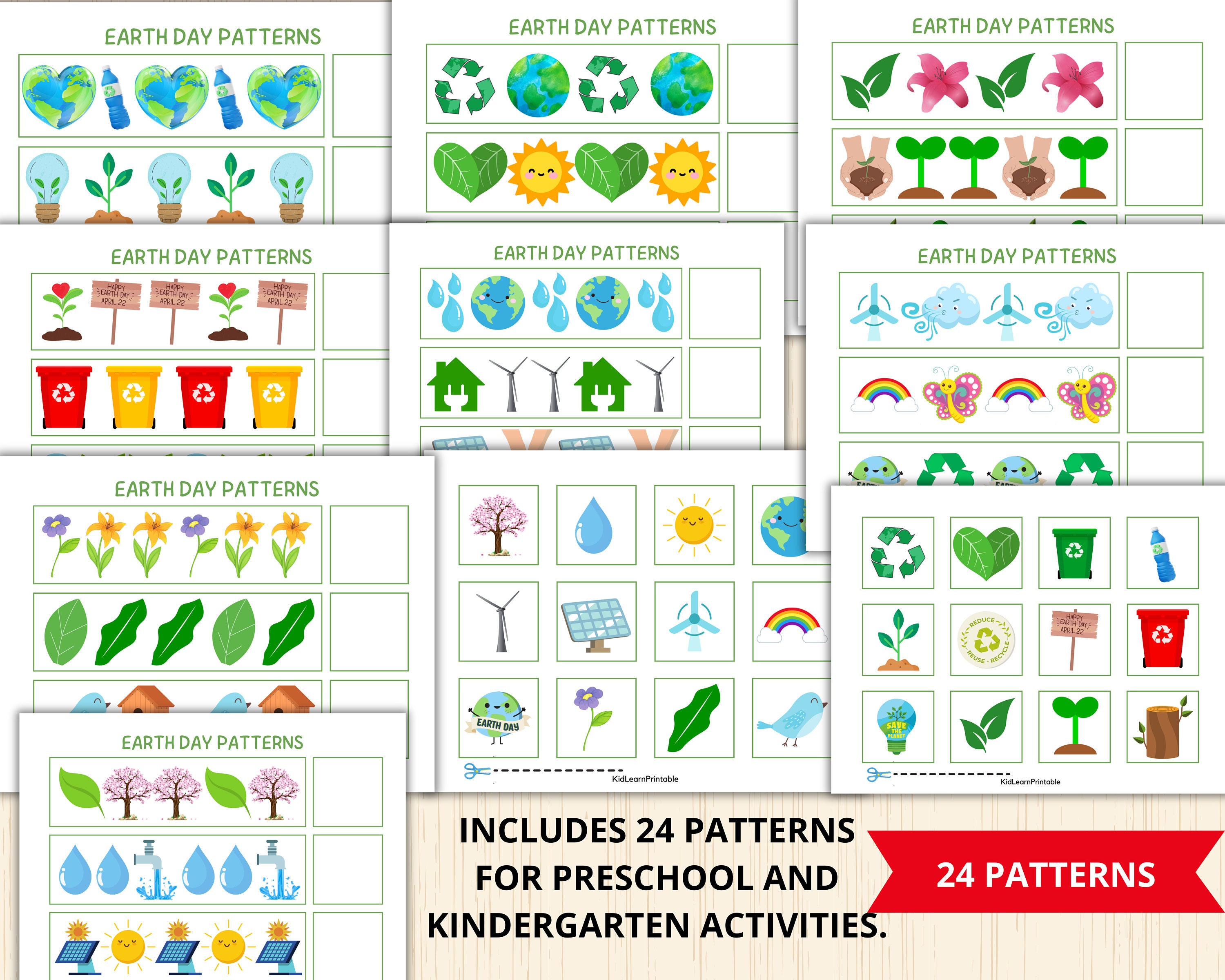 Earth Day Bundle,preschool Busy Book,spring Busy Bin,earth Day ...