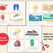 Summer Word Tracing Cards,tracing Cards,summer Montessori,summer ...