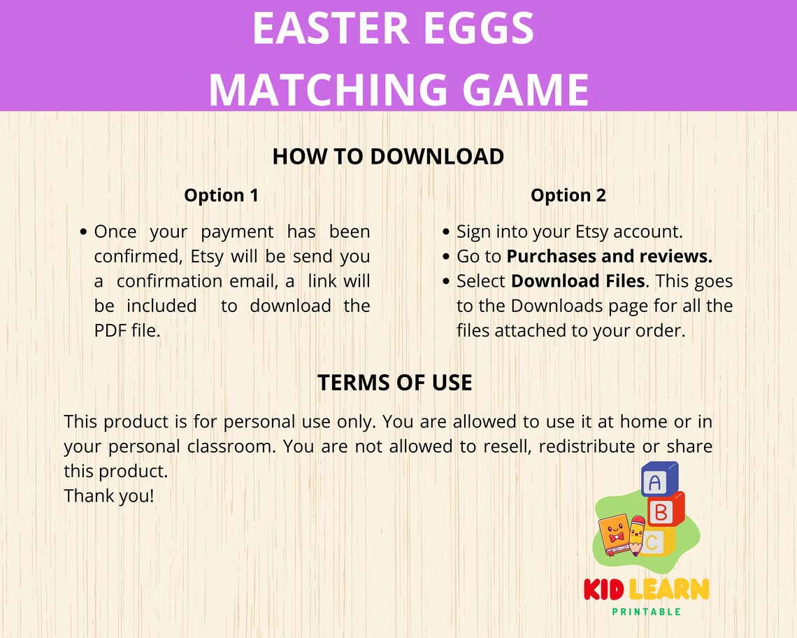 Easter Eggs Matching Game, Easter Egg Puzzle, Easter Eggs Symmetry ...