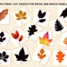Fall Matching Activities, Autumn Leaves,shadow Matching Game,fall ...