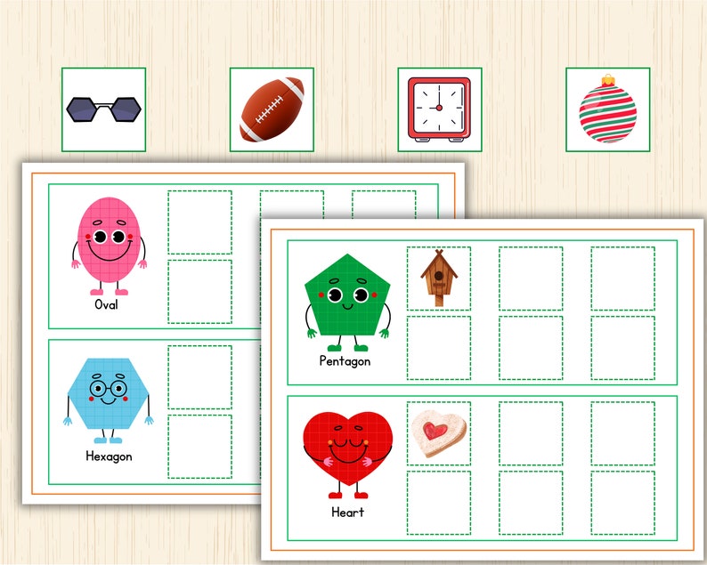 Shapes Sorting Activity,sort by Shape Activity,shape Matching Game ...