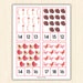 Valentine Count and Clip Cards,valentine's Day, Preschool Activity ...