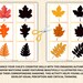 Fall Matching Activities, Autumn Leaves,shadow Matching Game,fall ...