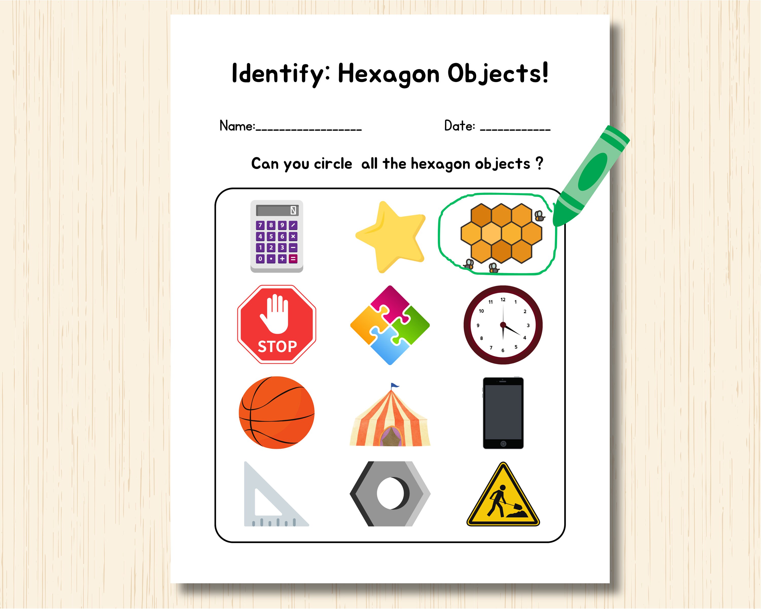 Shapes Matching Activity Shape Sorting Shape Recognition Matching