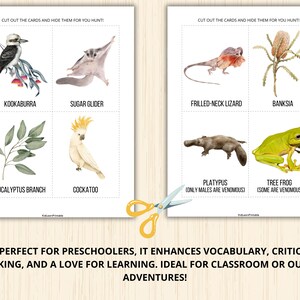 Australia Scavenger Hunt,australian Nature Hunt,australian Activity ...