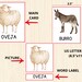 Farm Animals Montessori 3 Part Cards, Montessori Flash Cards, Farm ...