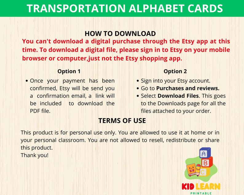 Vehicles Alphabet,transportation Alphabet Flash Cards,alphabet ...