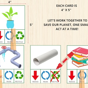 Earth Day Clip Card,earth Day Recycle Sort,earth Day, Waste Sorting ...