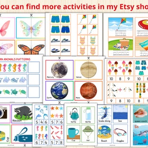 Ocean Animals I Spy Counting Activity,under the Sea,look and Find ...