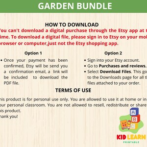 Garden Bundle,garden Unit Study,spring Preschool,homeschool Learning ...