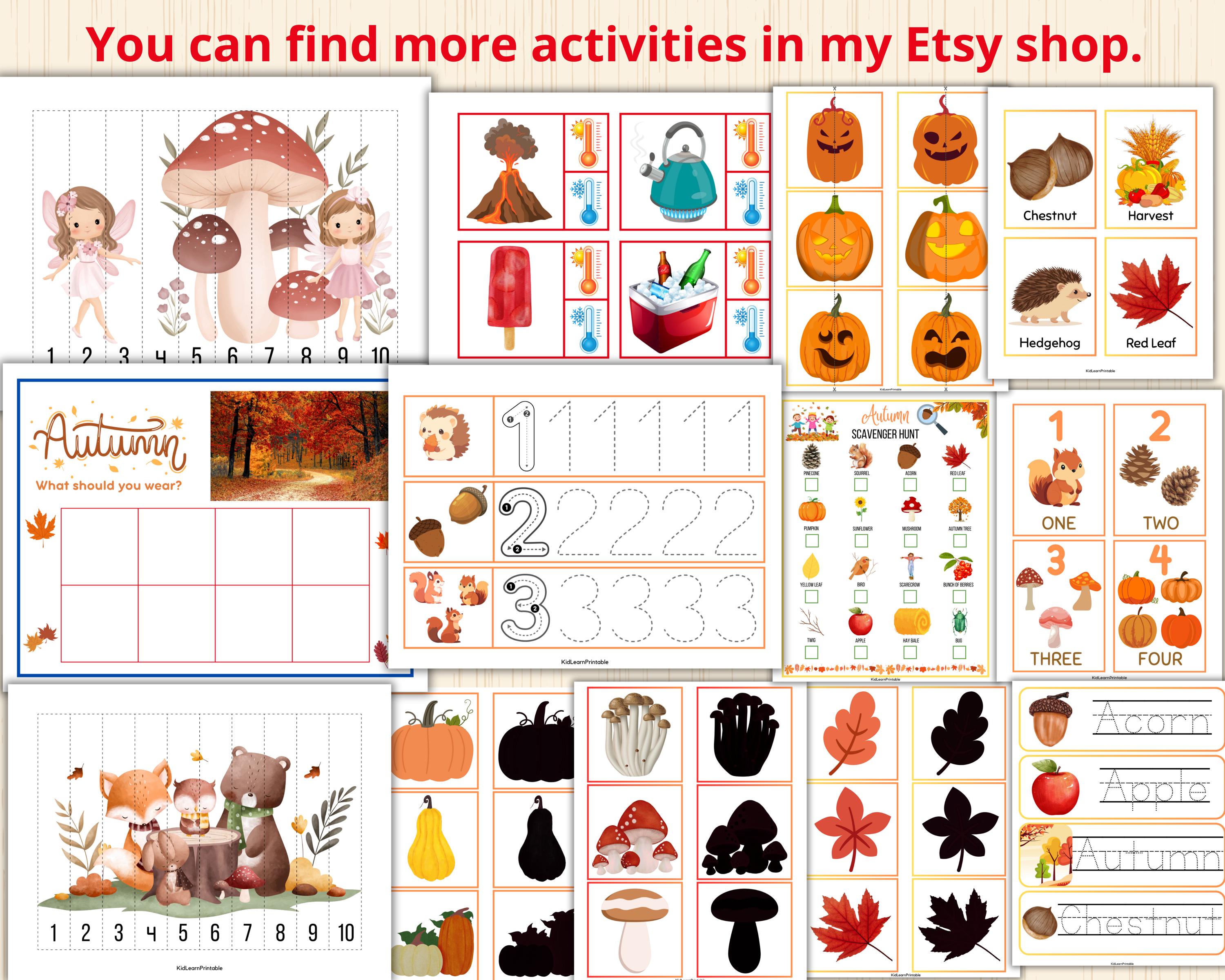 Leaf Patterns,leaves Montessori,pattern Worksheets,homeschool Learning ...