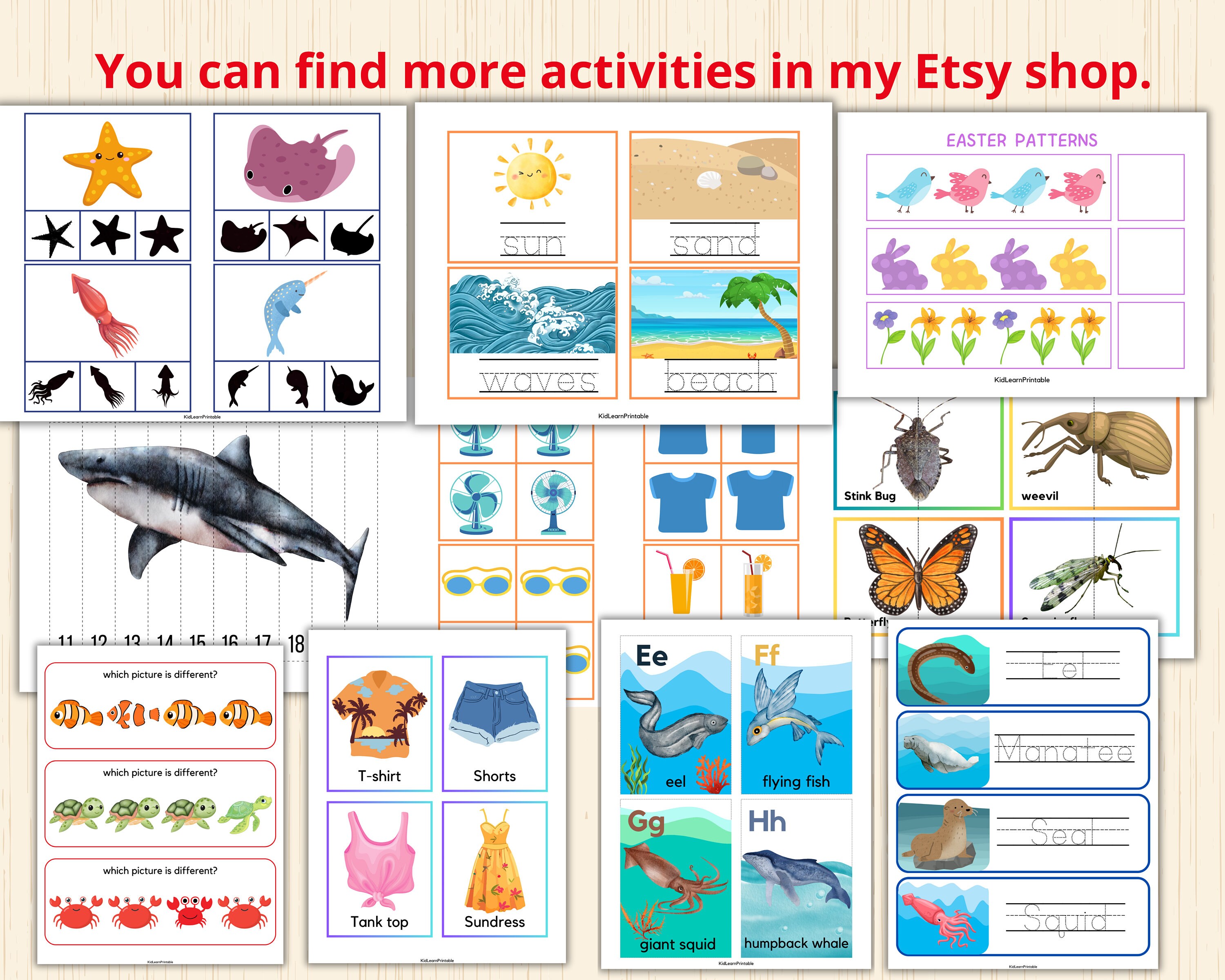 Bug in a Jar Counting Activity, Pretend Play,insect Busy Book, Bug Unit ...