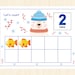 Winter Counting Practice 1-10, Matching Activity, Toddler, Preschool ...