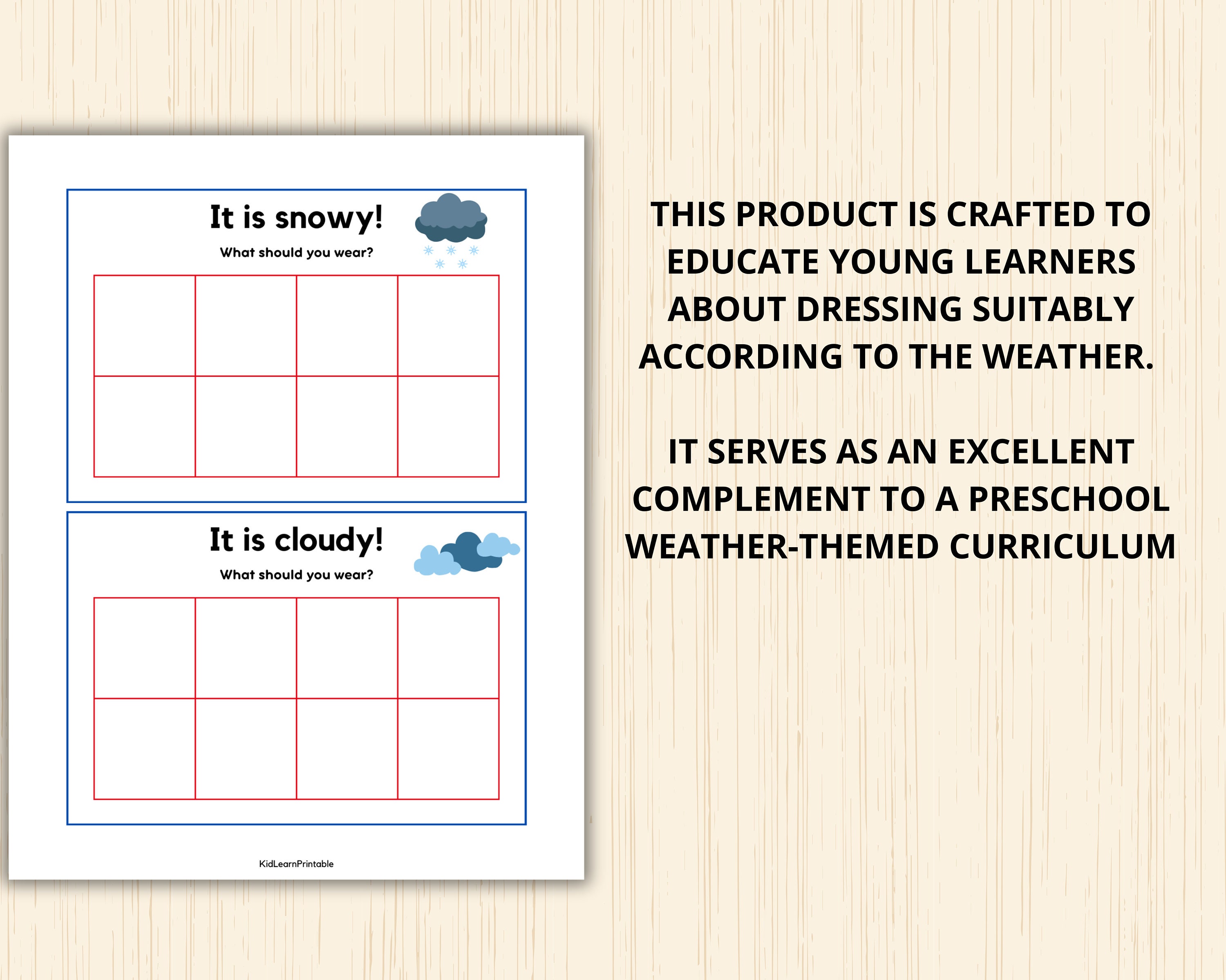 Dress up Activity,weather Activities, Preschool, Learn Weather, Weather ...