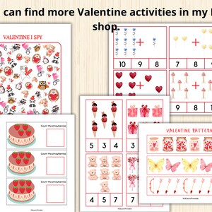 Montessori 3 Part Valentine's Day Cards, Flashcards, Montessori ...