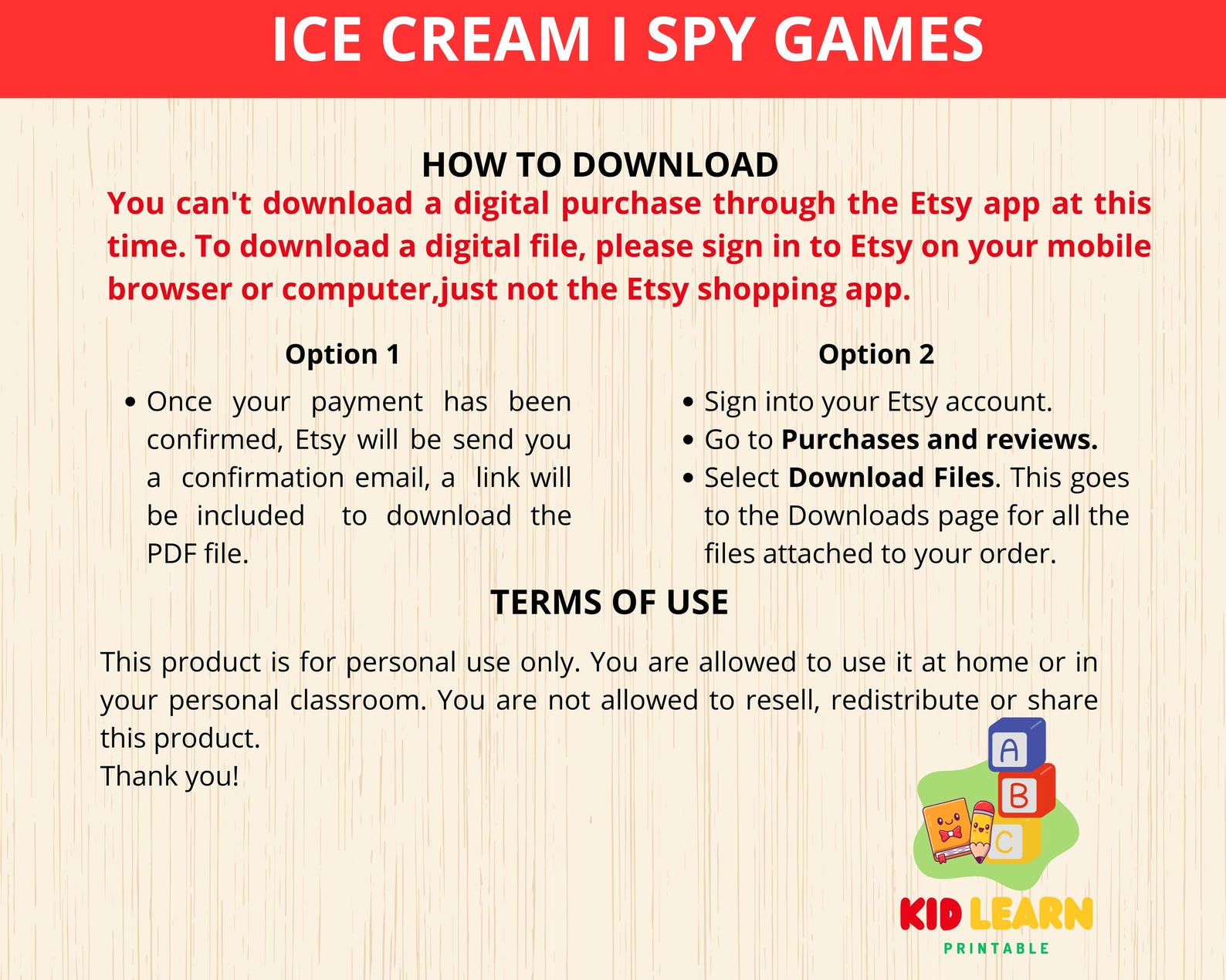 Ice Cream I Spy,ice Cream Activity,summer I Spy,summer Preschool ...