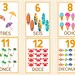 Summer Number Flashcards,numbers 1-20,numbers Bilingual Flashcards ...