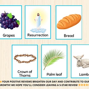 Easter Story Flashcards,religeous Easter Flash Cards,christian Easter ...