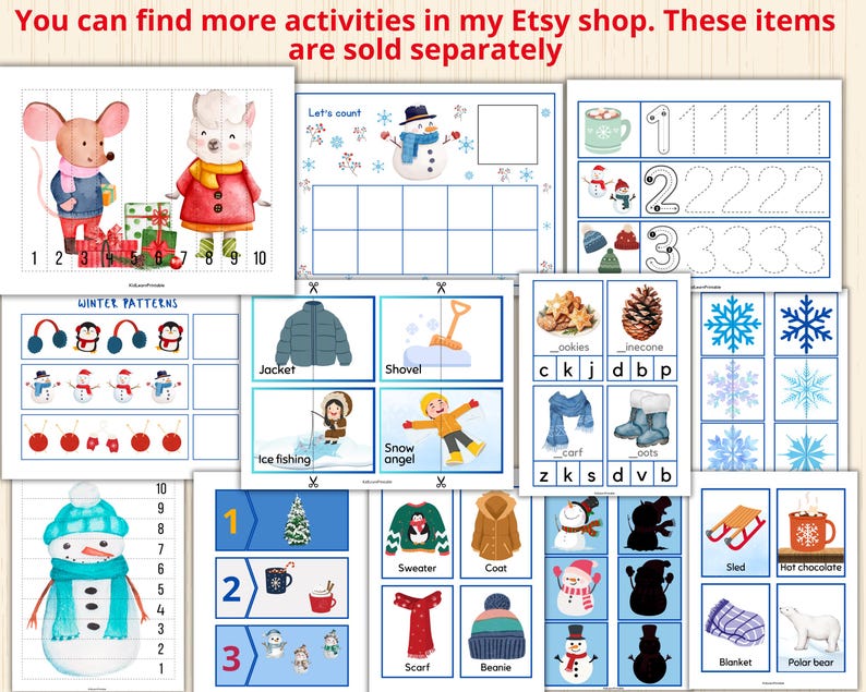 Winter Birds Scavenger Hunt,winter Birds Identification,bird Scavenger ...