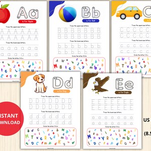 Uppercase Lowercase Alphabet Letter,tracing Worksheets,alphabet ...
