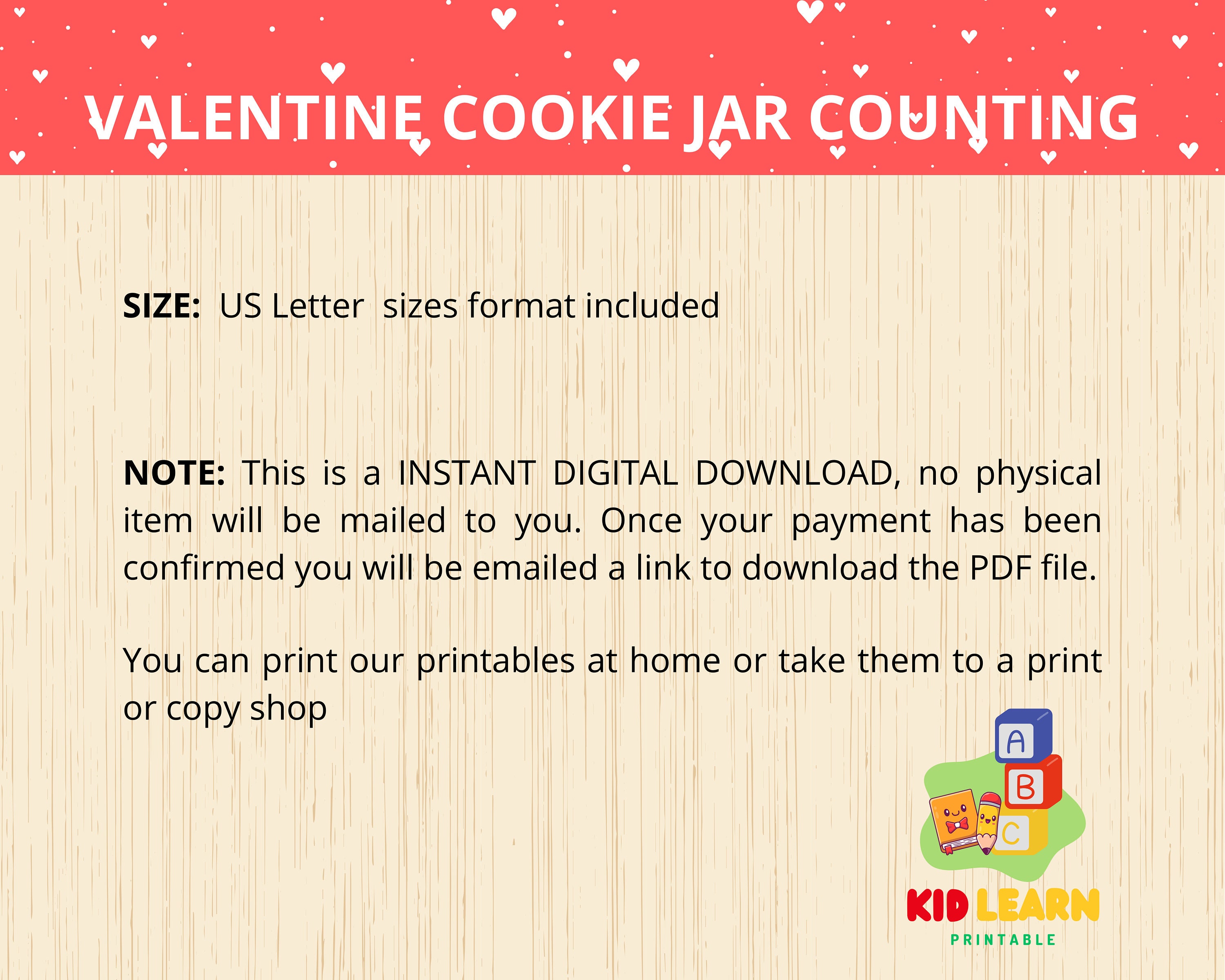 Valentine Counting Activity, Numbers 1-10, Count Activities,prek ...