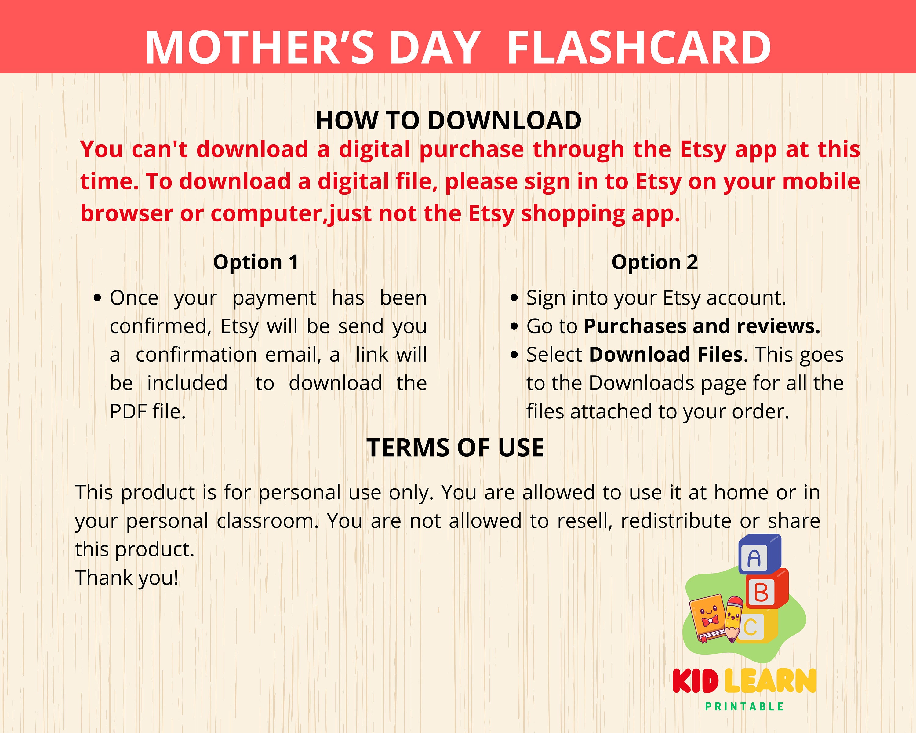 Mother's Day Cards,vocabulary Cards,mother's Day Flashcards, Preschool ...
