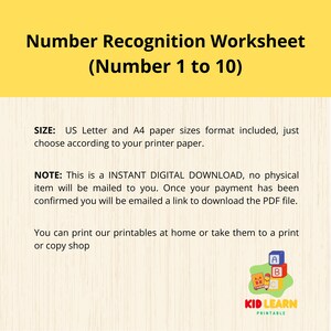 1-10 Number Recognition, Numbers Preschool, Math Worksheets , Find the ...