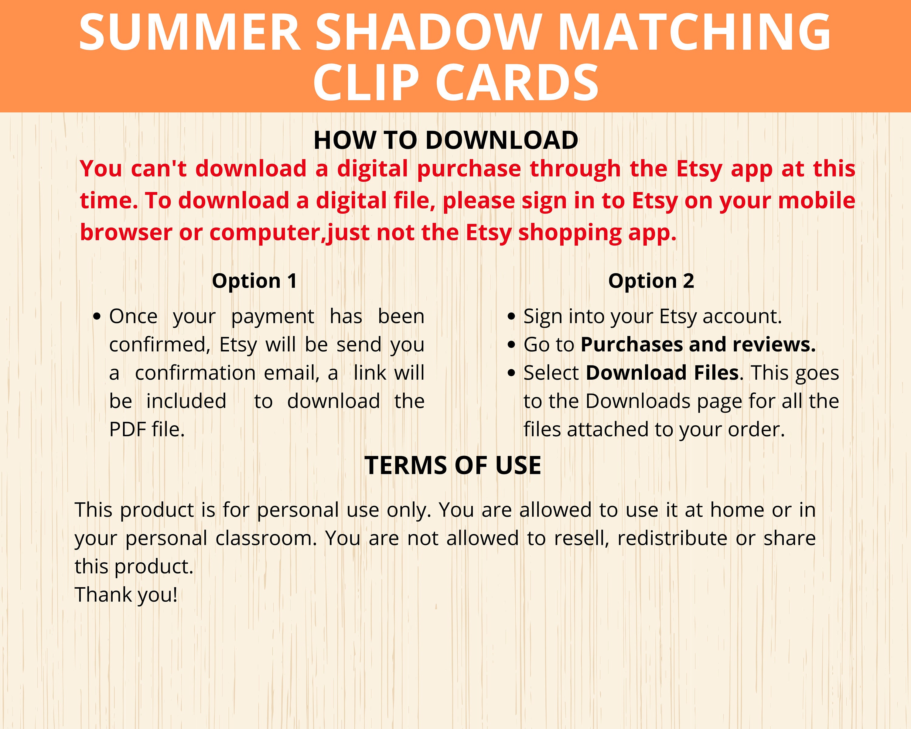 Summer Shadow Clip Cards,silhouette Matching,toddler Summer Matching ...