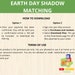 Earth Day Shadow Matching Cards, Earth Day Flashcards,environmental ...