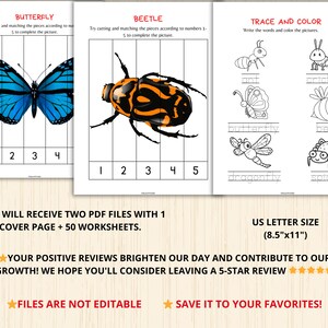 Insects Activity Book,insect Bundle,insect Unit Study,bugs Activity ...