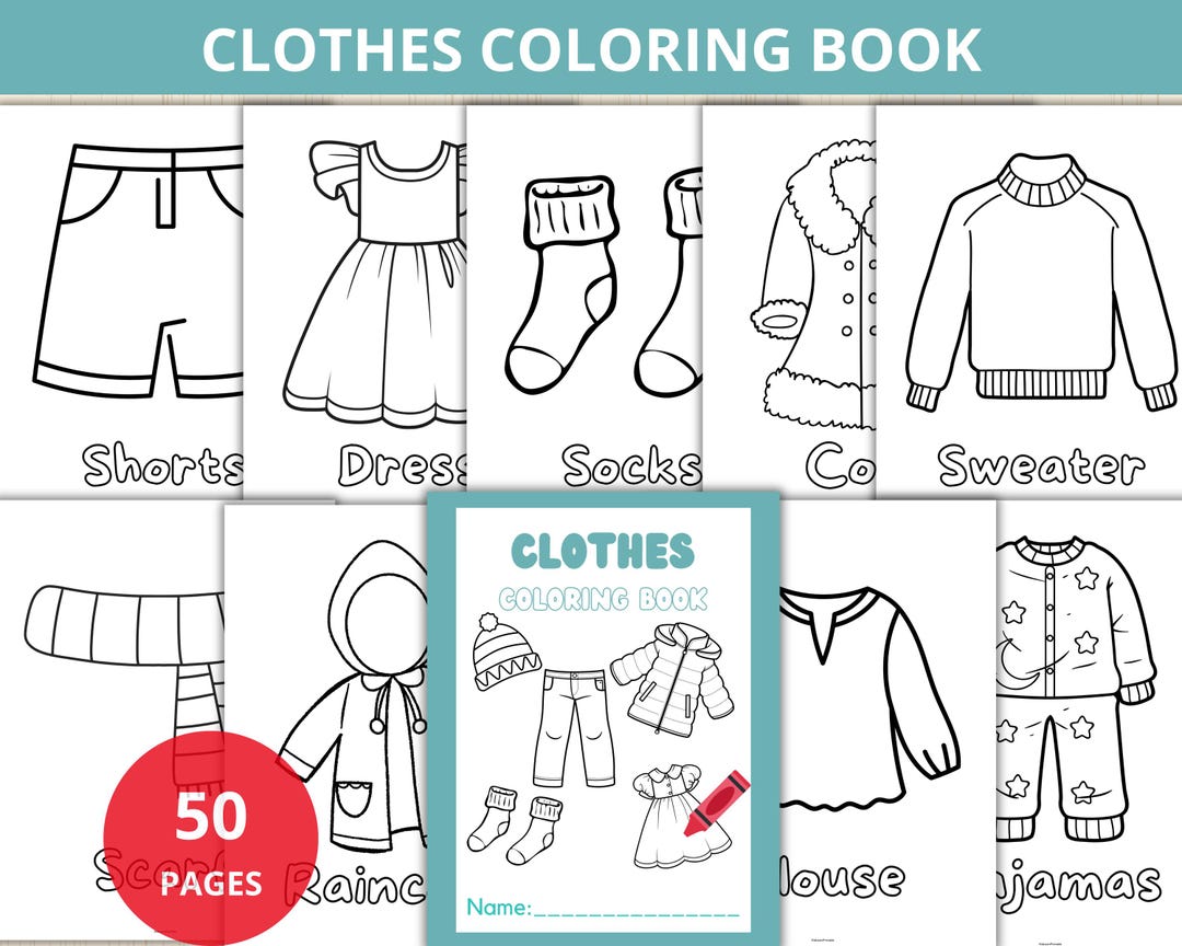 Clothes Coloring Kid,clothes Coloring Pages,clothes Coloring Sheets ...