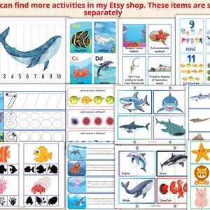 Fish Alphabet Match,ocean Animal Alphabet Matching,fish ABC Matching ...