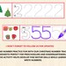 Christmas Number Tracing,christmas Worksheets,winter Number Book ...